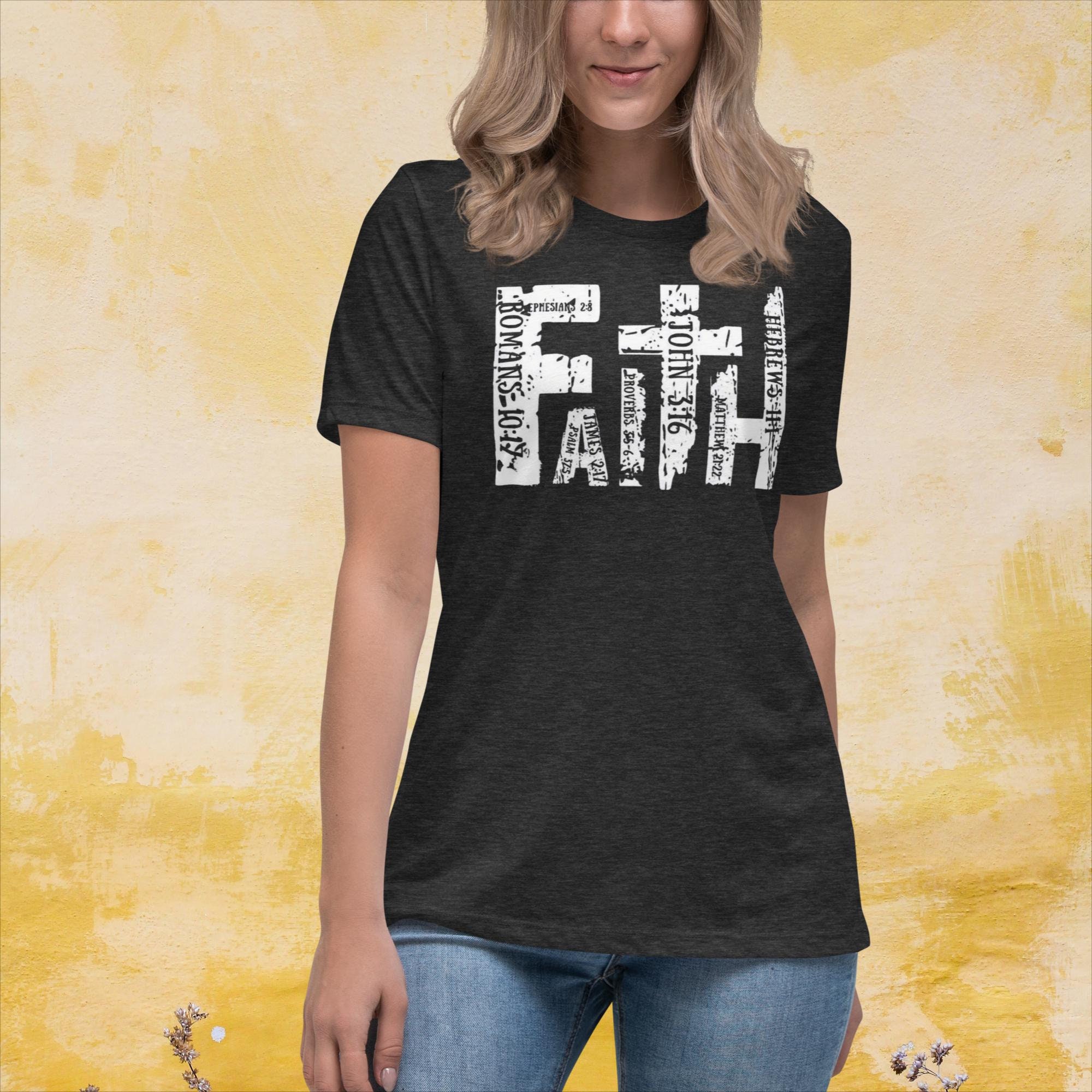 Faith Tees | Christian Shirts | Bible Verse Shirt | Christian Gifts for ...