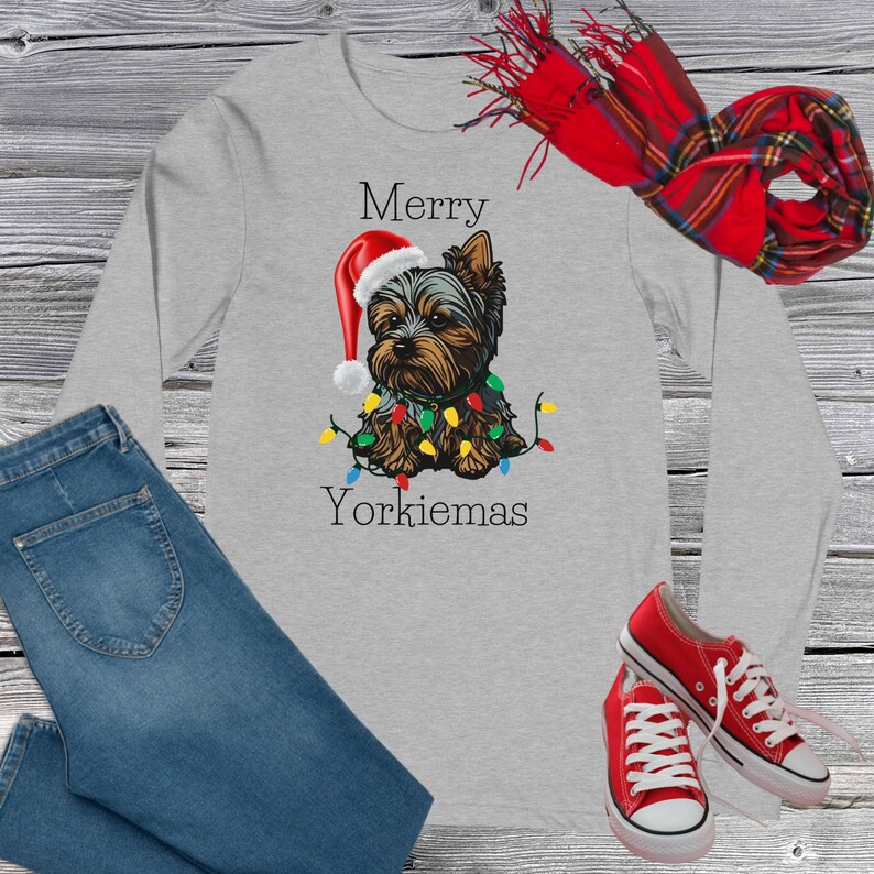 Yorkie Christmas Shirt | Yorkie Gift | Yorkie SVG | Yorkie Lovers ...
