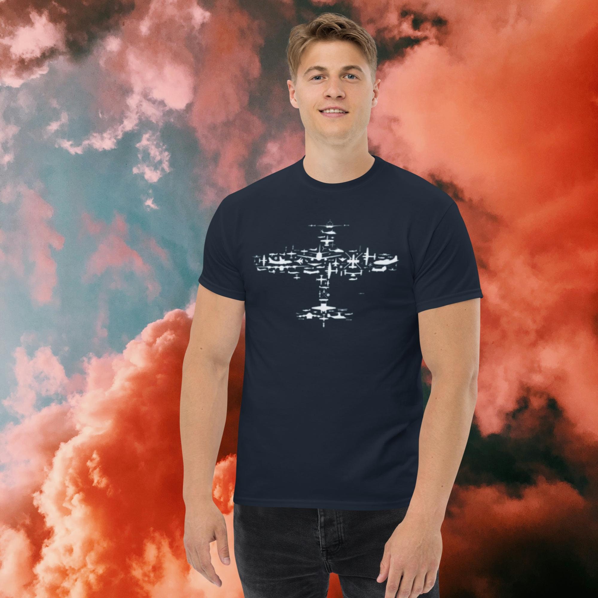 Plane Flight V1.0 Collage T Shirt Fighter Plane Airplane Airplane Gifts ...