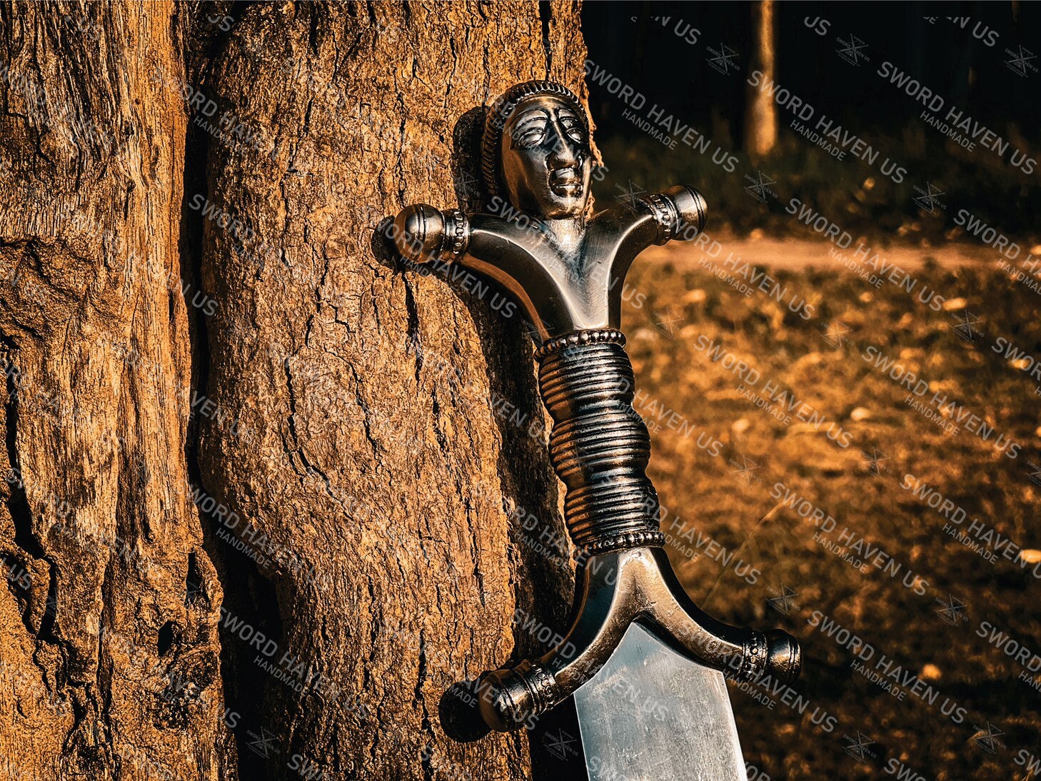 Handmade the Maeg Celtic Anthropomorphic Replica Sword Reborn - Etsy