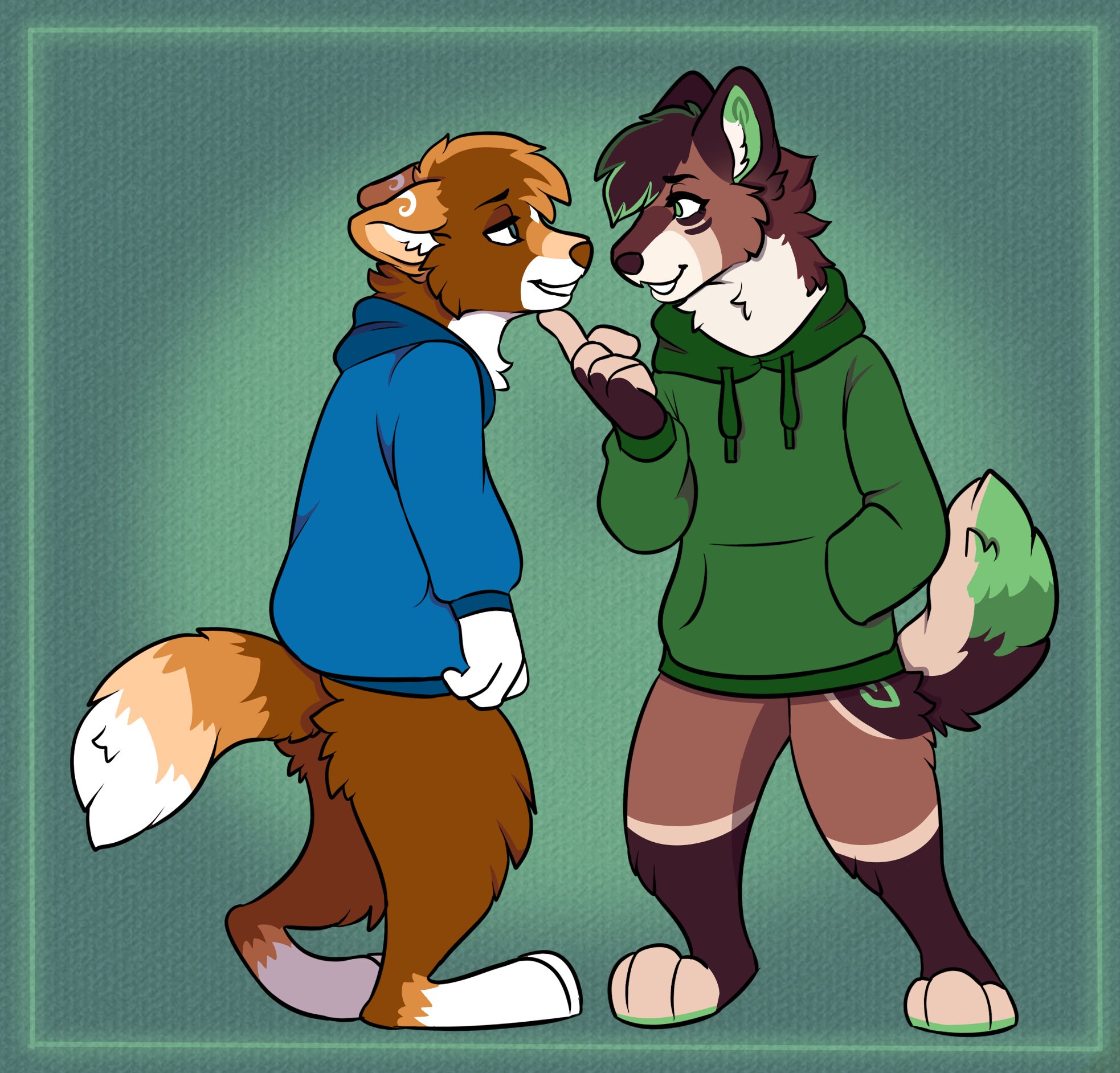 YCH Furry Fursona Canine Your Character Here Couple Date Pride - Etsy