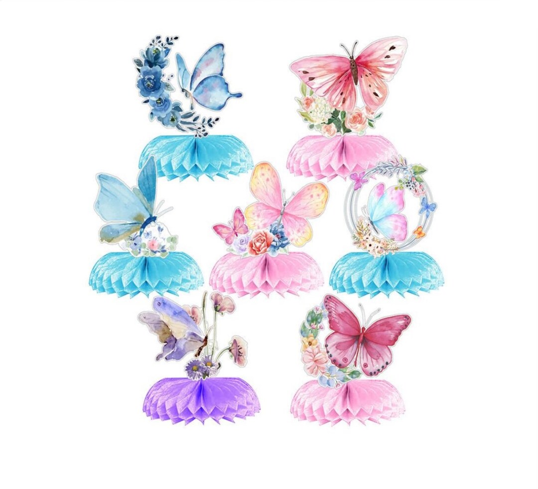 Butterfly Honeycomb Decorations - Etsy