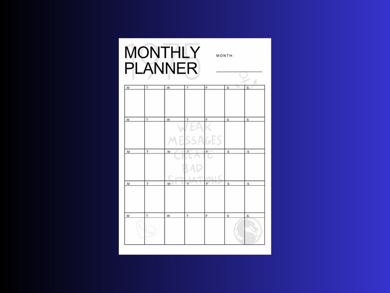 Matty Healy Tattoos Printable Planner Bundle (the 1975) - Etsy