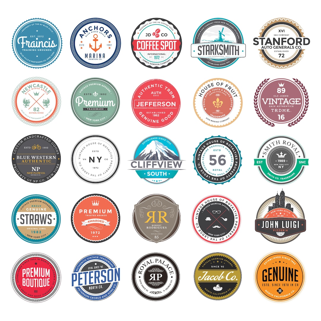 1500 Editable Logos Ultimate Bundle Customizable Logo Templates Instant ...