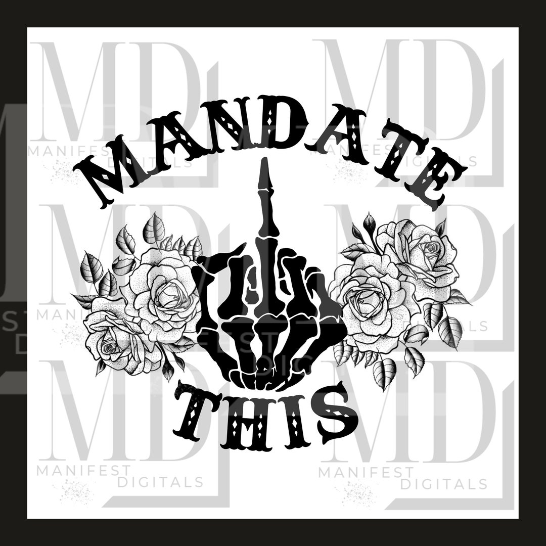 Mandate This Roses B&W - Original Designer - Digital Download - PNG ...