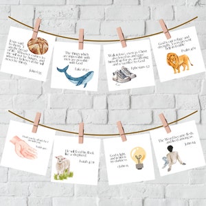 Kids Scripture Memorization Cards | Printable Bible Verse Memory Cards ...