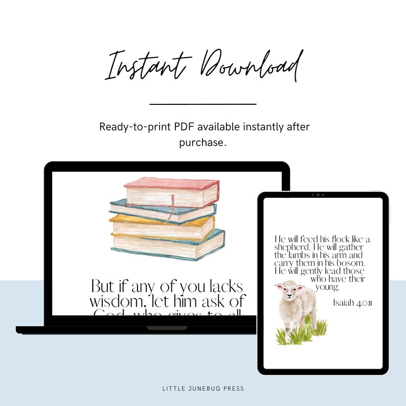 Kids Scripture Memory Posters | Printable Bible Verse Posters for ...