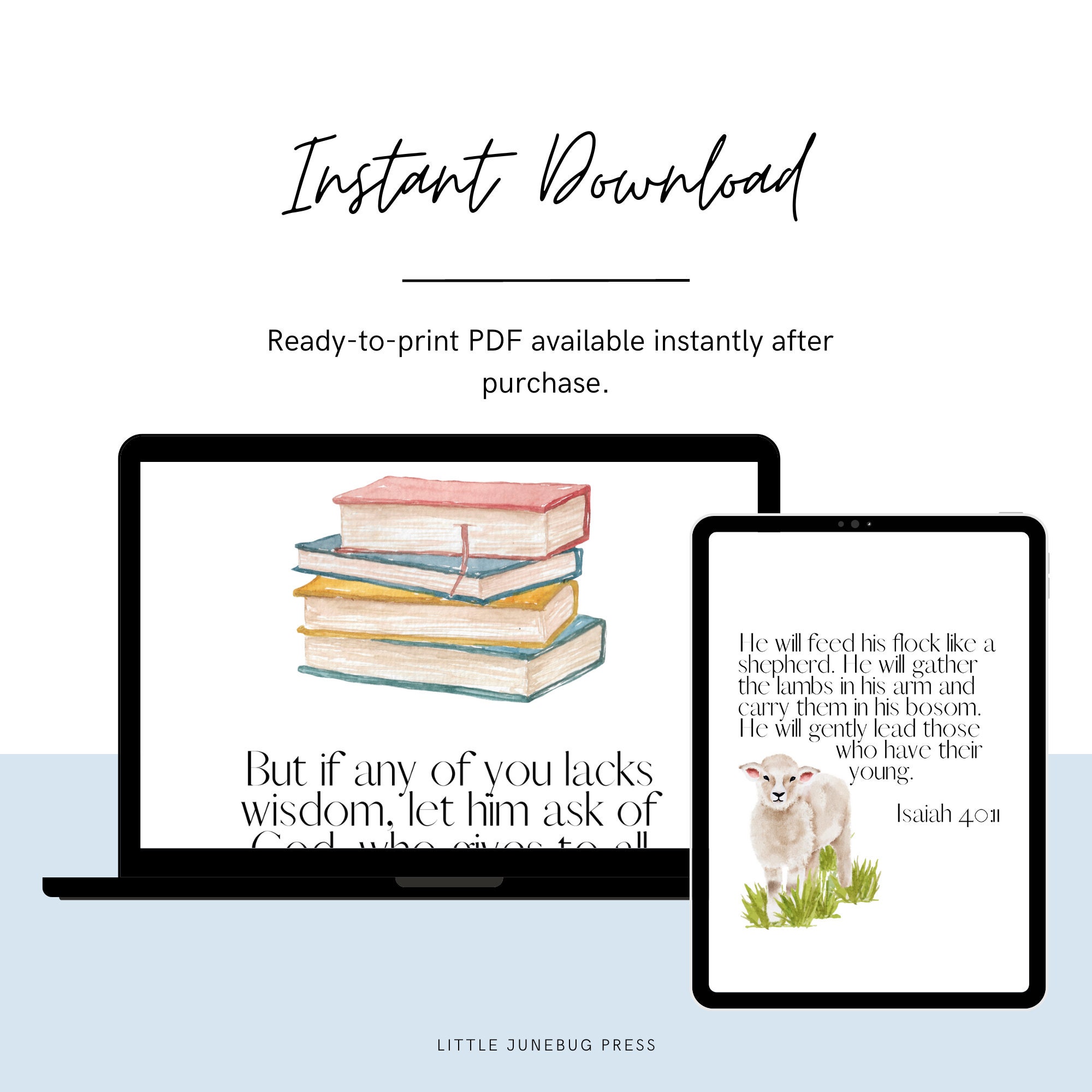 Kids Scripture Memory Posters | Printable Bible Verse Posters for ...