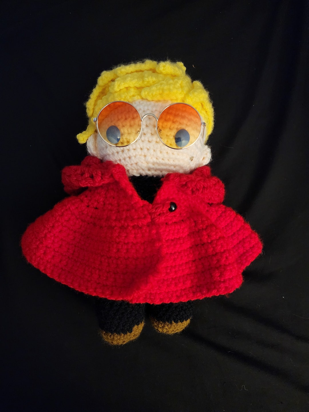 Vash the Stampede Crochet Plush - Etsy