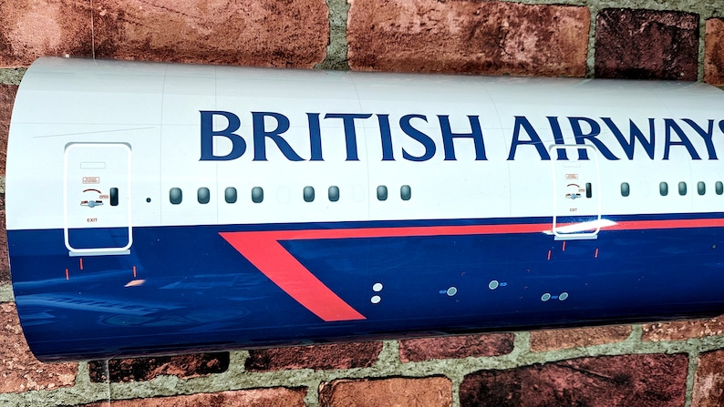 British Airways Boeing 777 3D landor Livery Aluminum Fuselage Scale ...