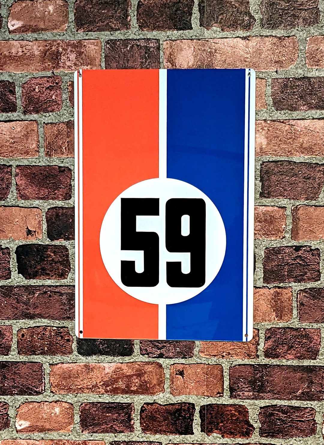Metal Wall Art Retro Brumos 59 Racing Team Motorsport Livery. - Etsy