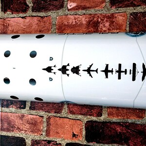 Virgin Galactic Spaceship 2 Aluminum 3D Fuselage Section Wall Art Man ...