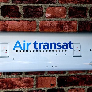 Air Transat Airbus A330 3D Aluminum Fuselage Scale Section Aviation ...
