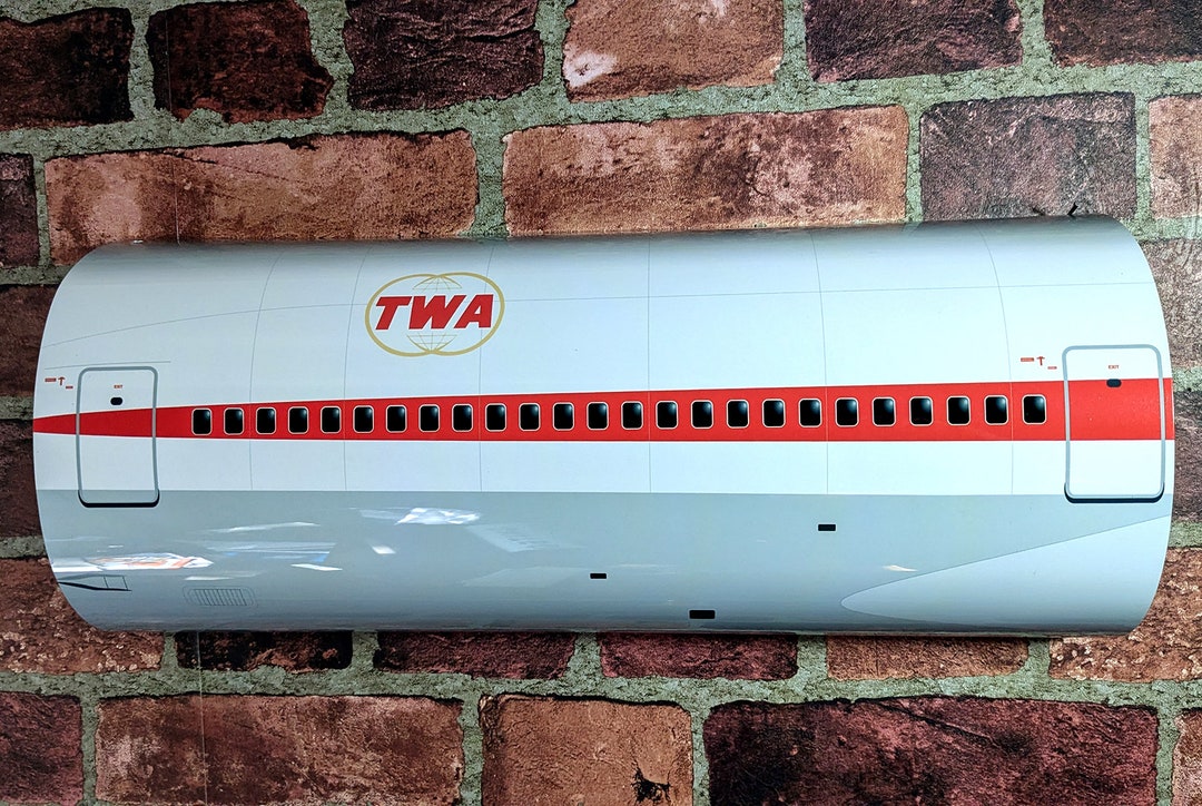 Lockheed L1011 TWA Trans World Airways 3D Aluminum Scale Fuselage ...