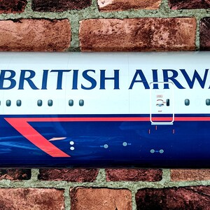 British Airways Boeing 777 3D landor Livery Aluminum Fuselage Scale ...