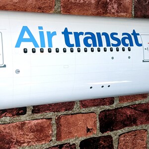 Air Transat Airbus A330 3D Aluminum Fuselage Scale Section Aviation ...