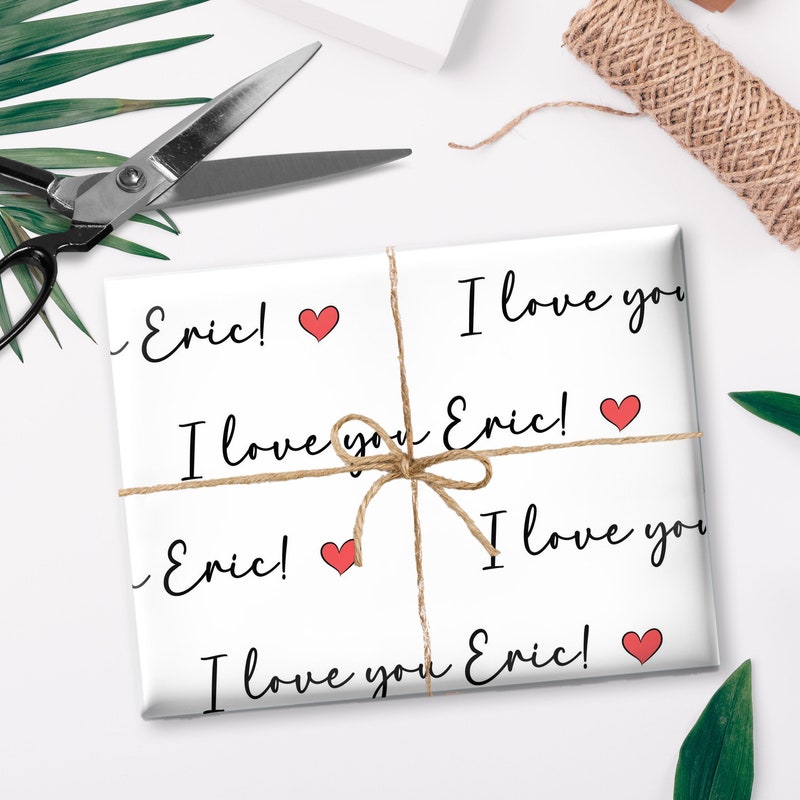 Romantic Wrapping Paper - Etsy