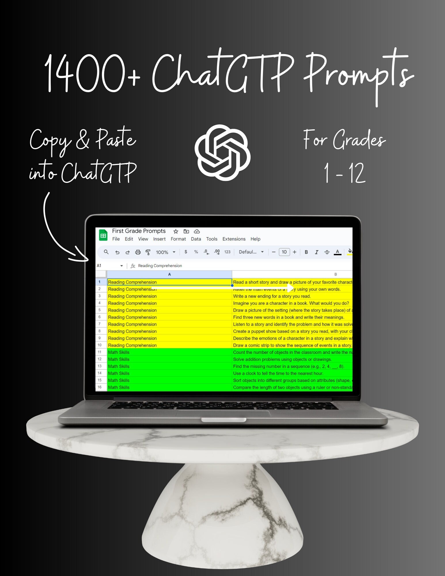 1400+ Chatgtp Prompts for Teachers Grades 1-12 - Etsy