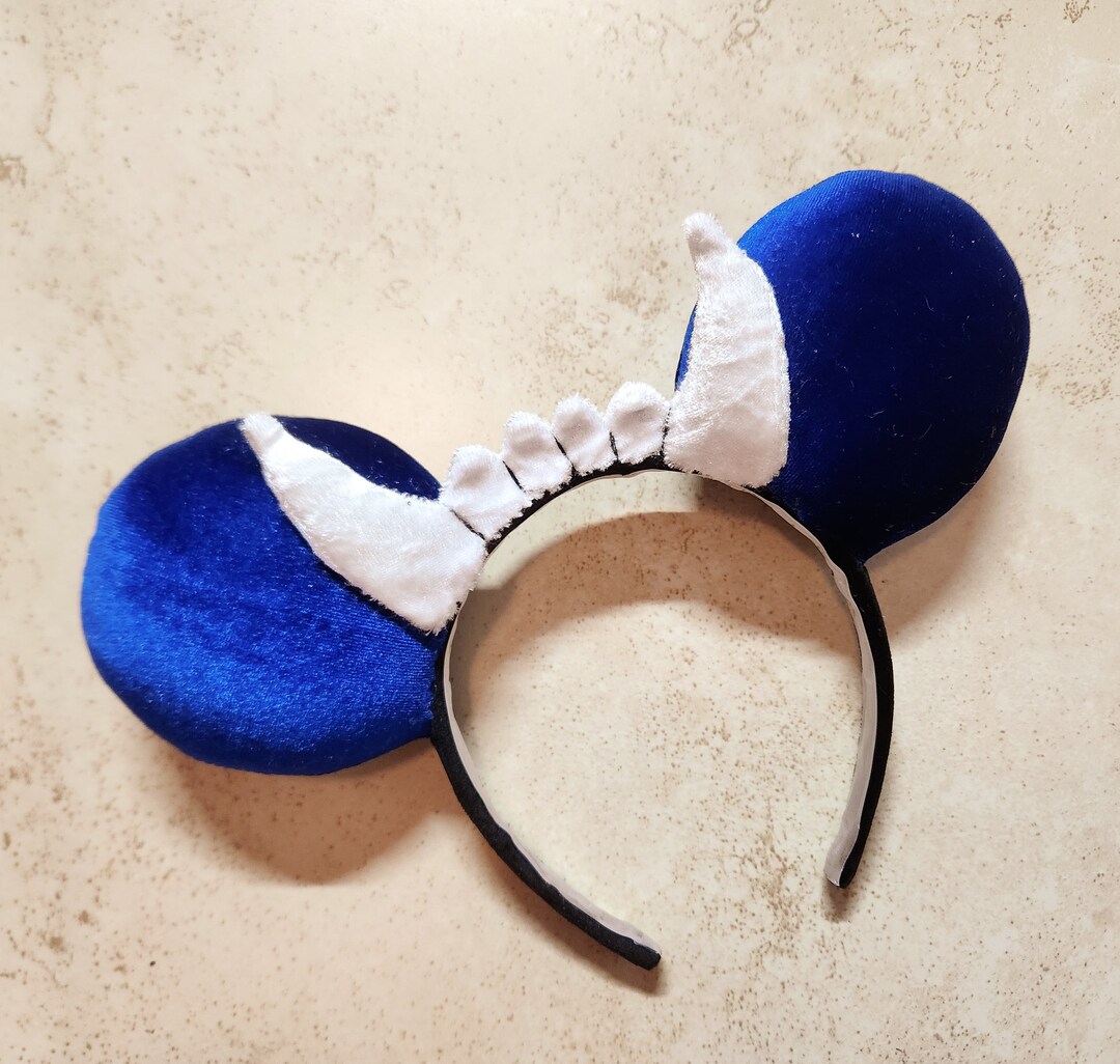 Disney Mickey Mouse Ears Beauty and the Beast Inspired Headband - Blue ...