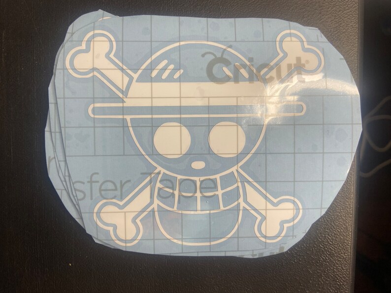 One Piece Luffy Jolly Roger Vinyl Decal - Etsy