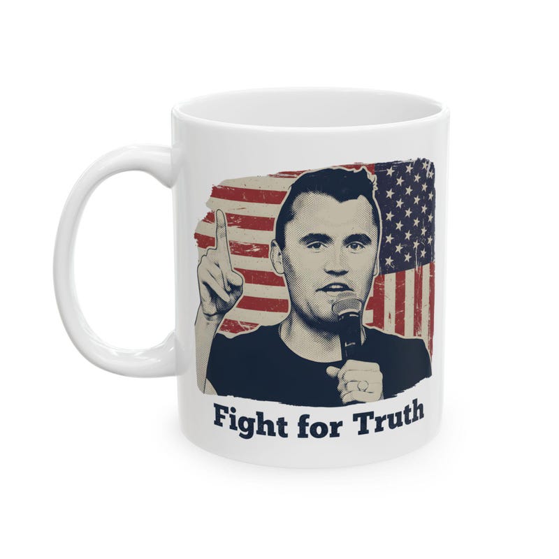 Charlie Kirk Coffee Mug - Etsy