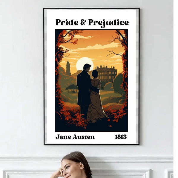 Pride and Prejudice Poster - Etsy
