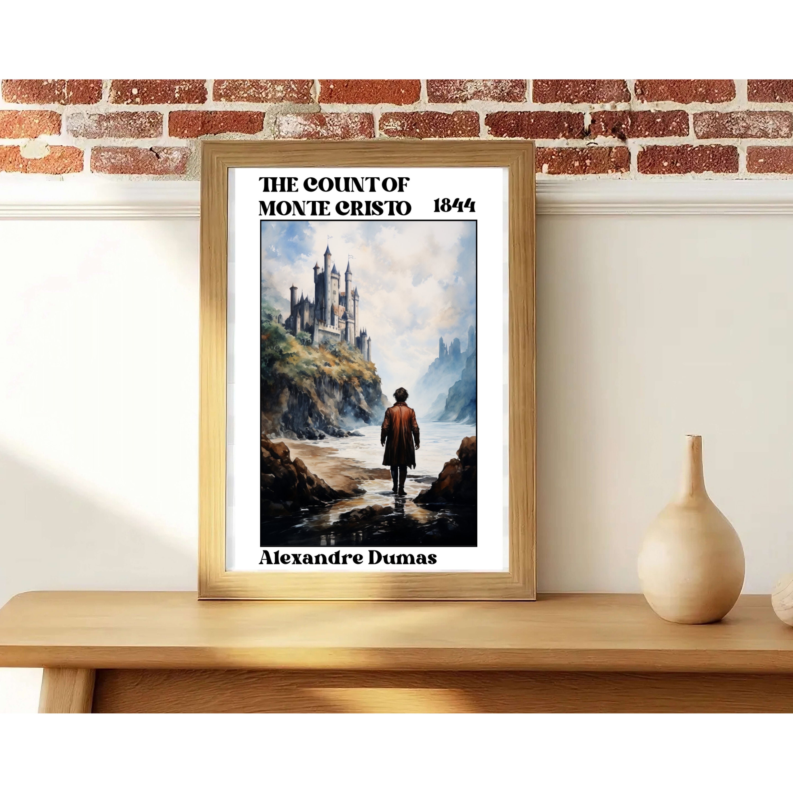 The Count of Monte Cristo Poster Alexandre Dumas Art Print - Etsy