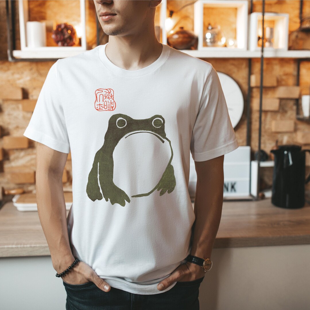 Hoji Frog Shirt Japanese Zen Art Tshirt Matsumoto Hoji Tee Vintage ...