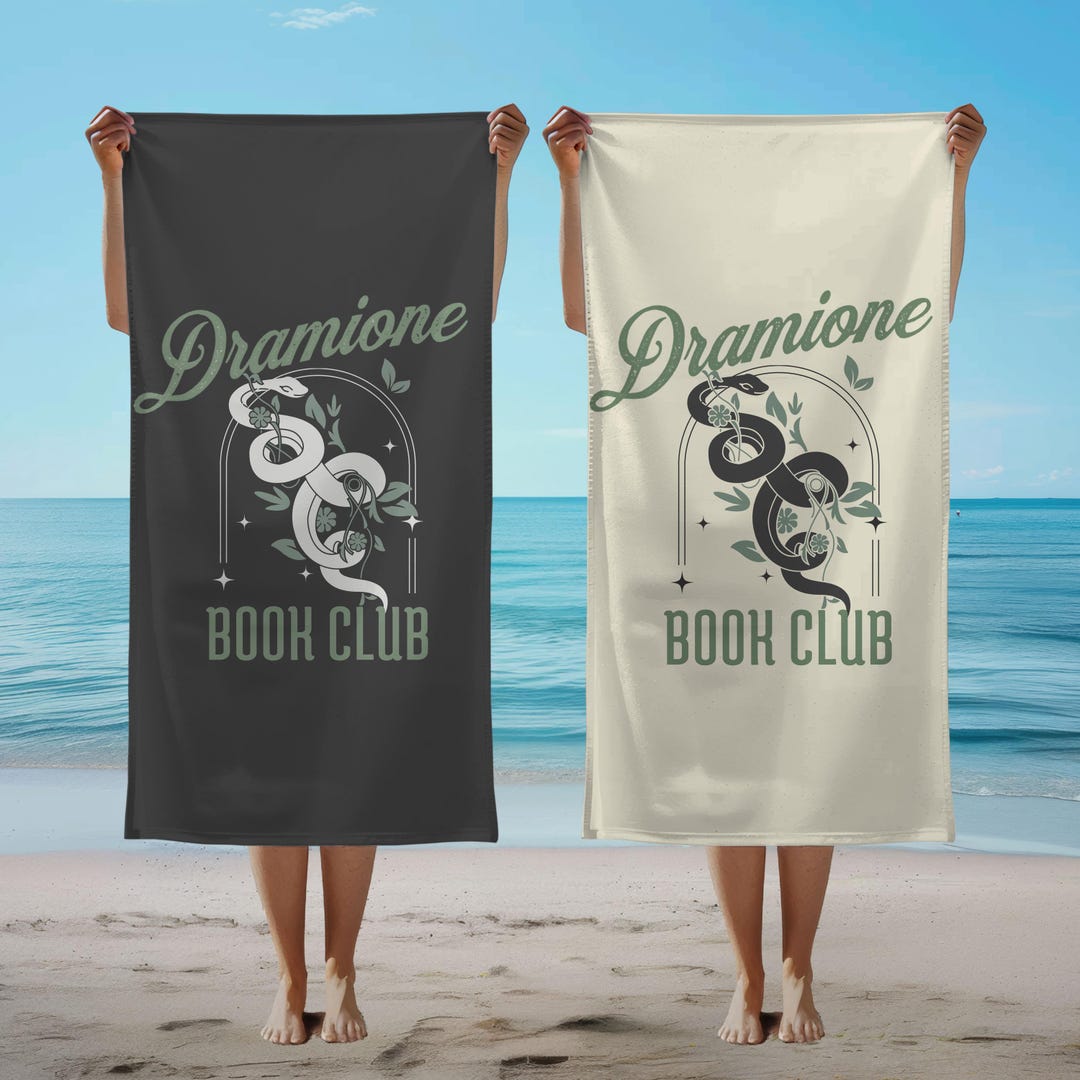 Dramione Book Club Beach Towel Enemies to Lovers Fandom Merch Booklover ...