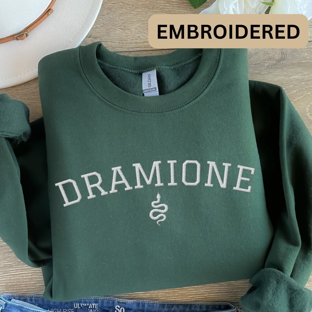 EMBROIDERED Dramione Sweatshirt, Fandom Merch, Draco Fanfiction Gift ...
