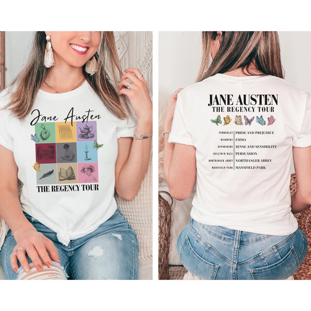 Pride and Prejudice Era Shirt, Jane Austen Bookish Gift for Bookworm ...