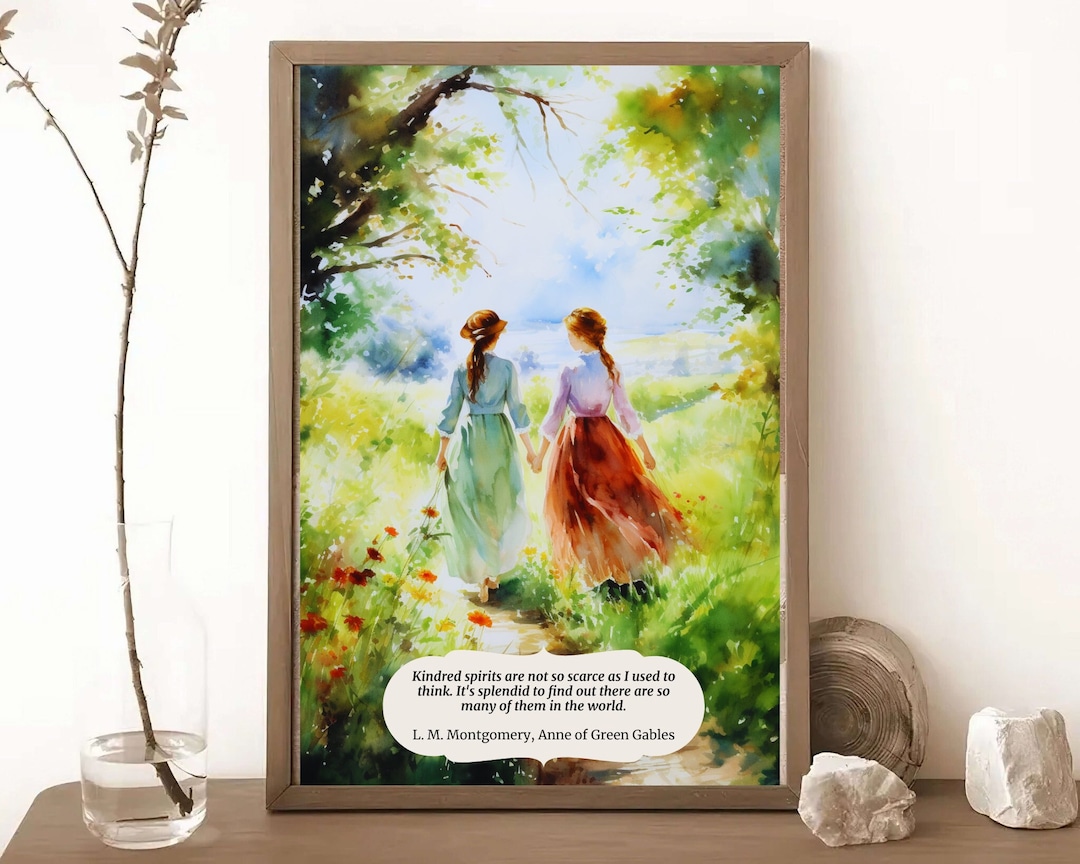 Anne of Green Gables Print Bookstagram Poster Light Academia Wall Art ...