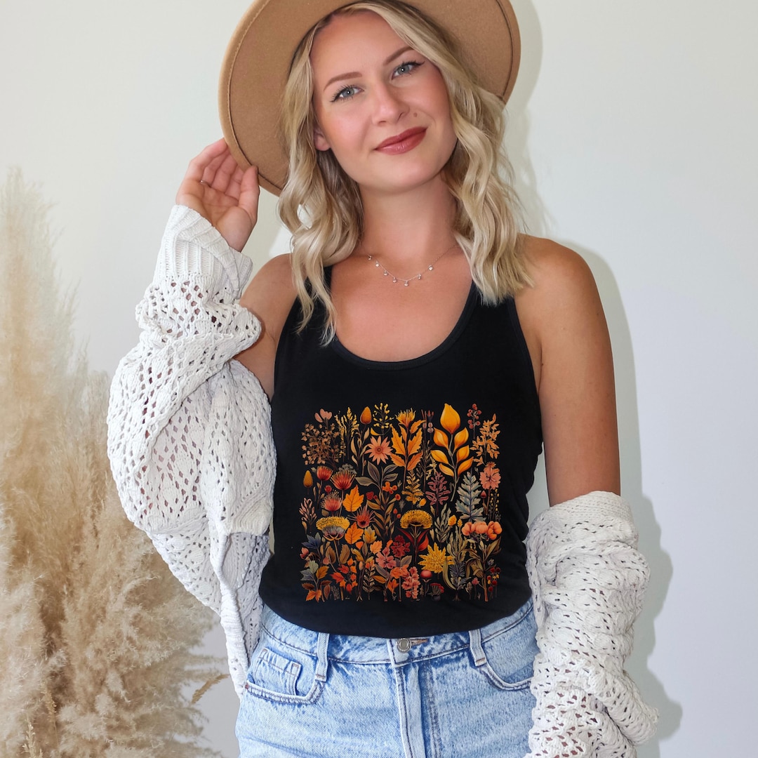 Cottagecore Tank Top, Nature Lover Tanktop, Cottage Core Merch, Granola ...