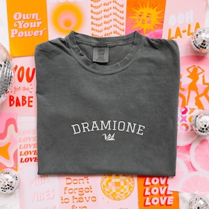 Dramione Embroidered Comfort Colors® Tshirt, Draco Fanfiction Comfort ...