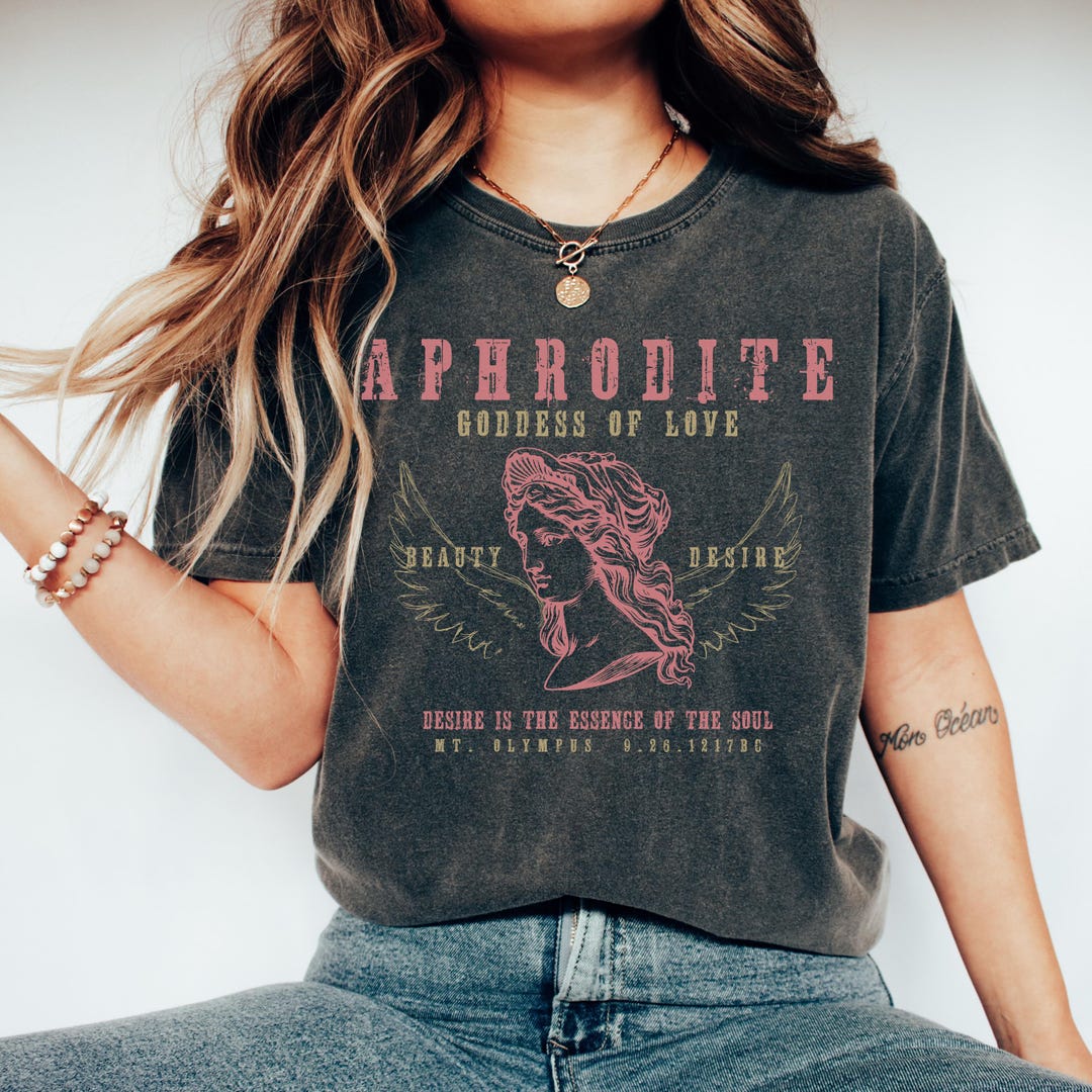 Aphrodite Comfort Colors® Shirt, Goddess World Tour T-shirt, Distressed ...