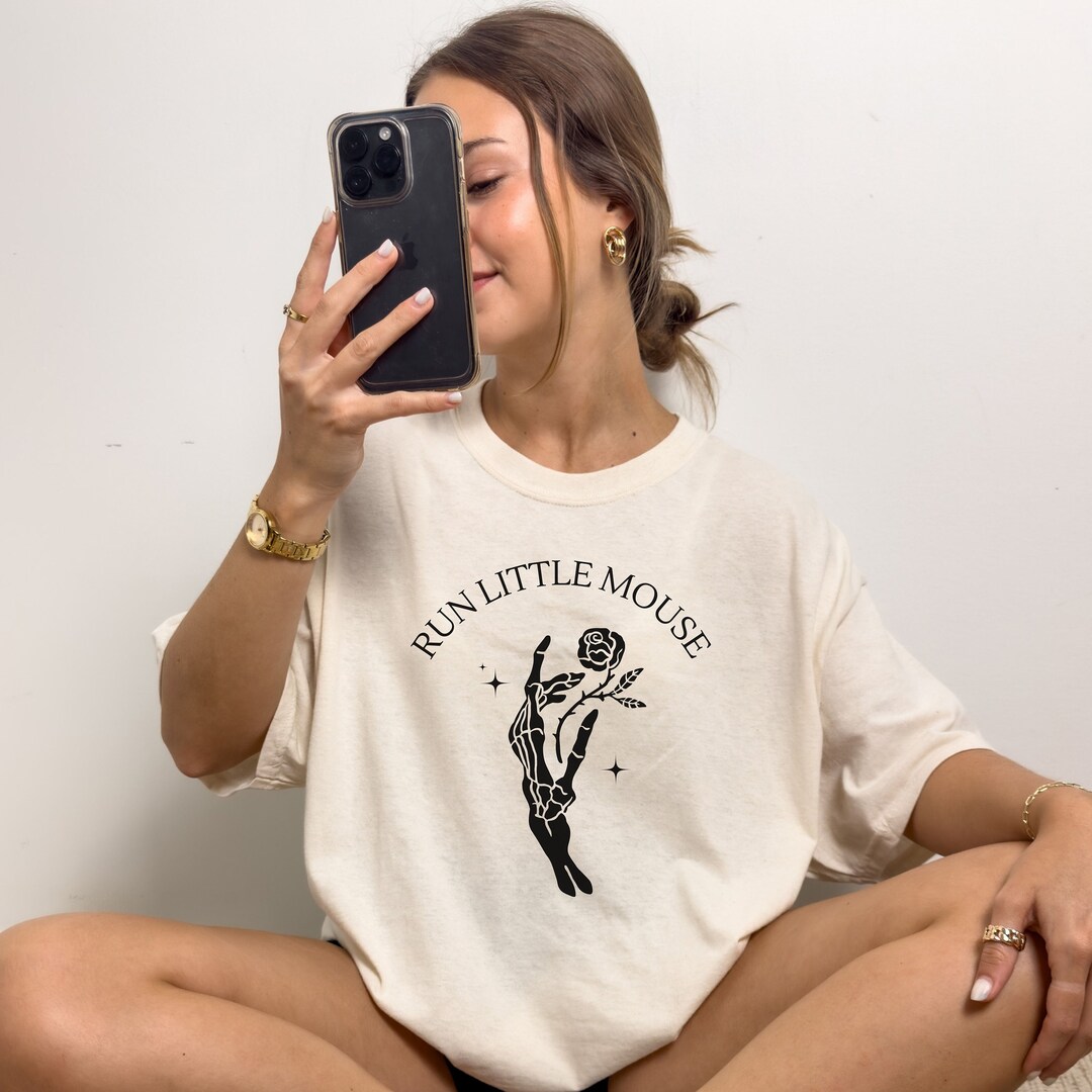 Run Little Mouse Shirt, Dark Romance Tshirt, Dark Academia Book Reading ...
