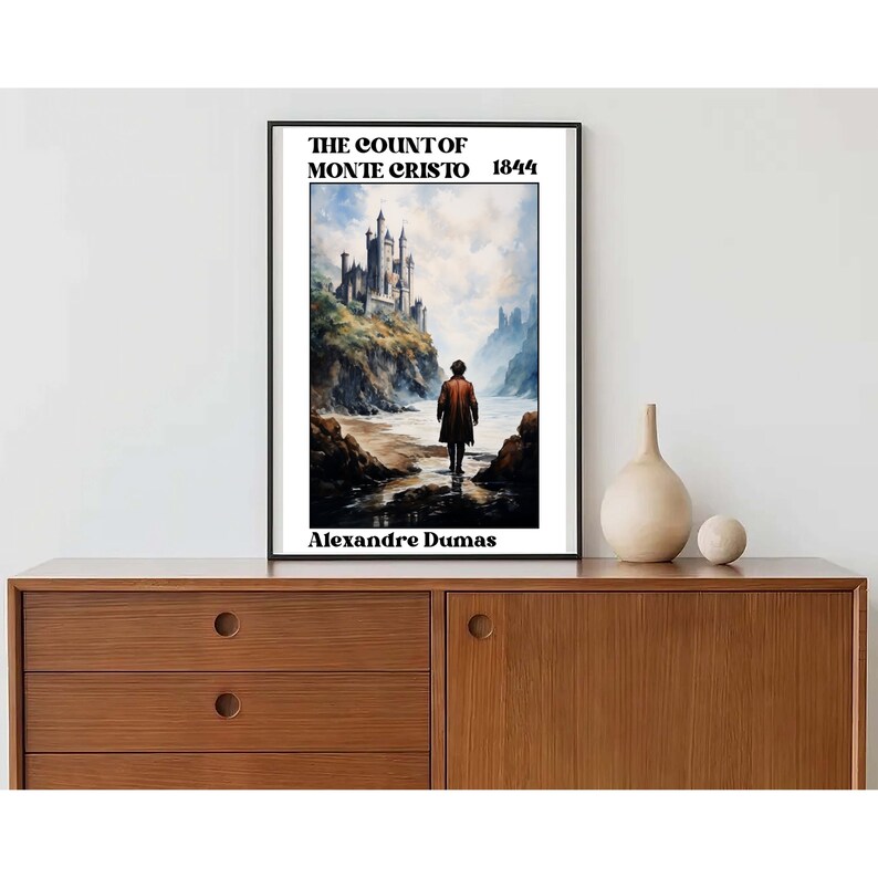 The Count of Monte Cristo Poster Alexandre Dumas Art Print - Etsy