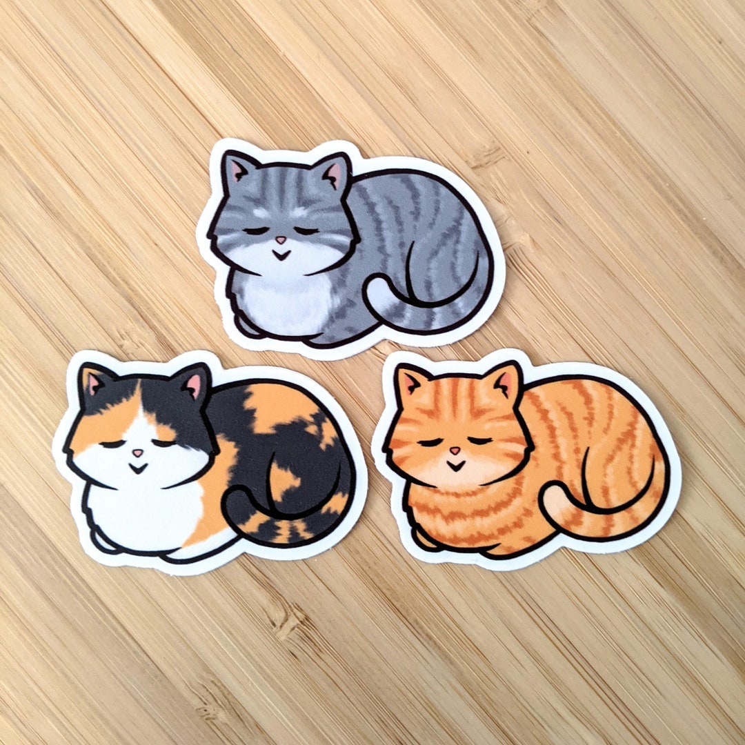 Cat Loaf Sticker - Etsy