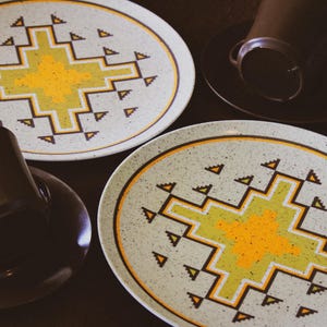 Aztec Dish Set - Etsy