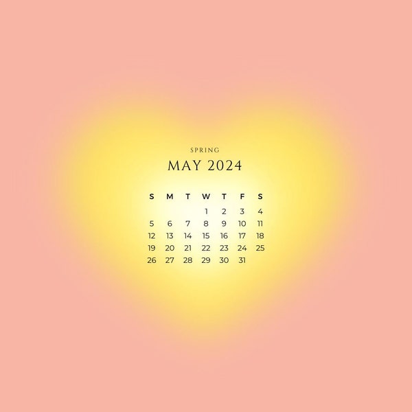 May 2024 Desktop Wallpaper - Etsy