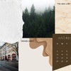 5 Months Aura Bundle Aesthetic Minimalistic Calendar august, September ...