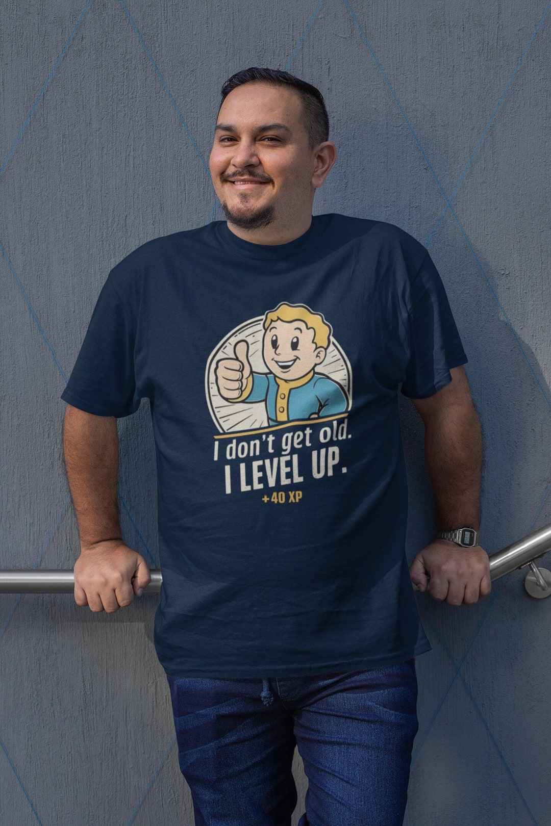 Personalized Fallout Vault Boy Graphic, Personalized Birthday Gaming ...
