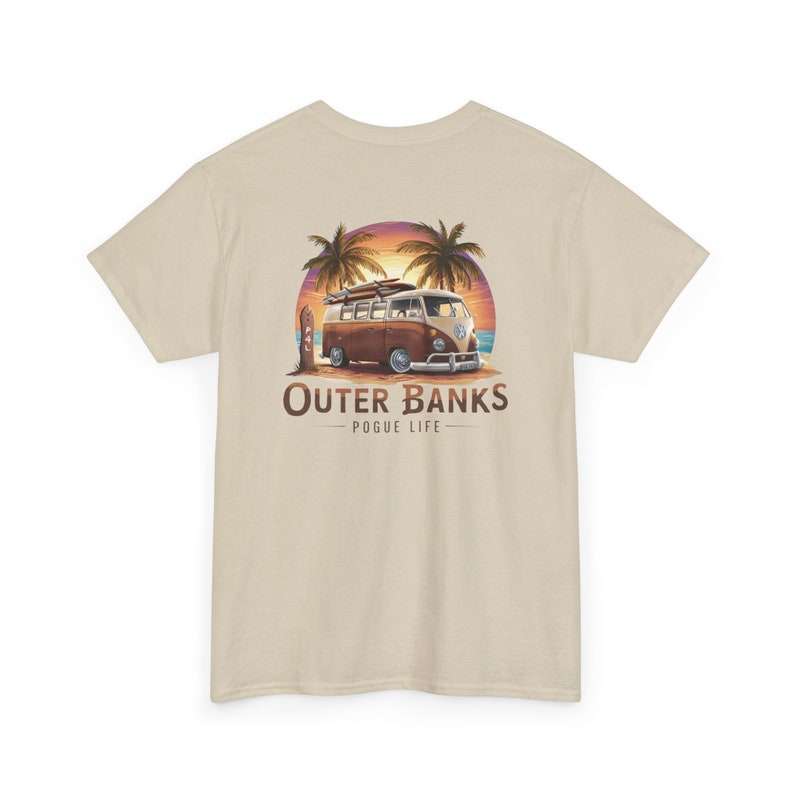 P4L Vintage Van Beach T-shirt Outer Banks 'pogue Life' Surf Van Tee ...