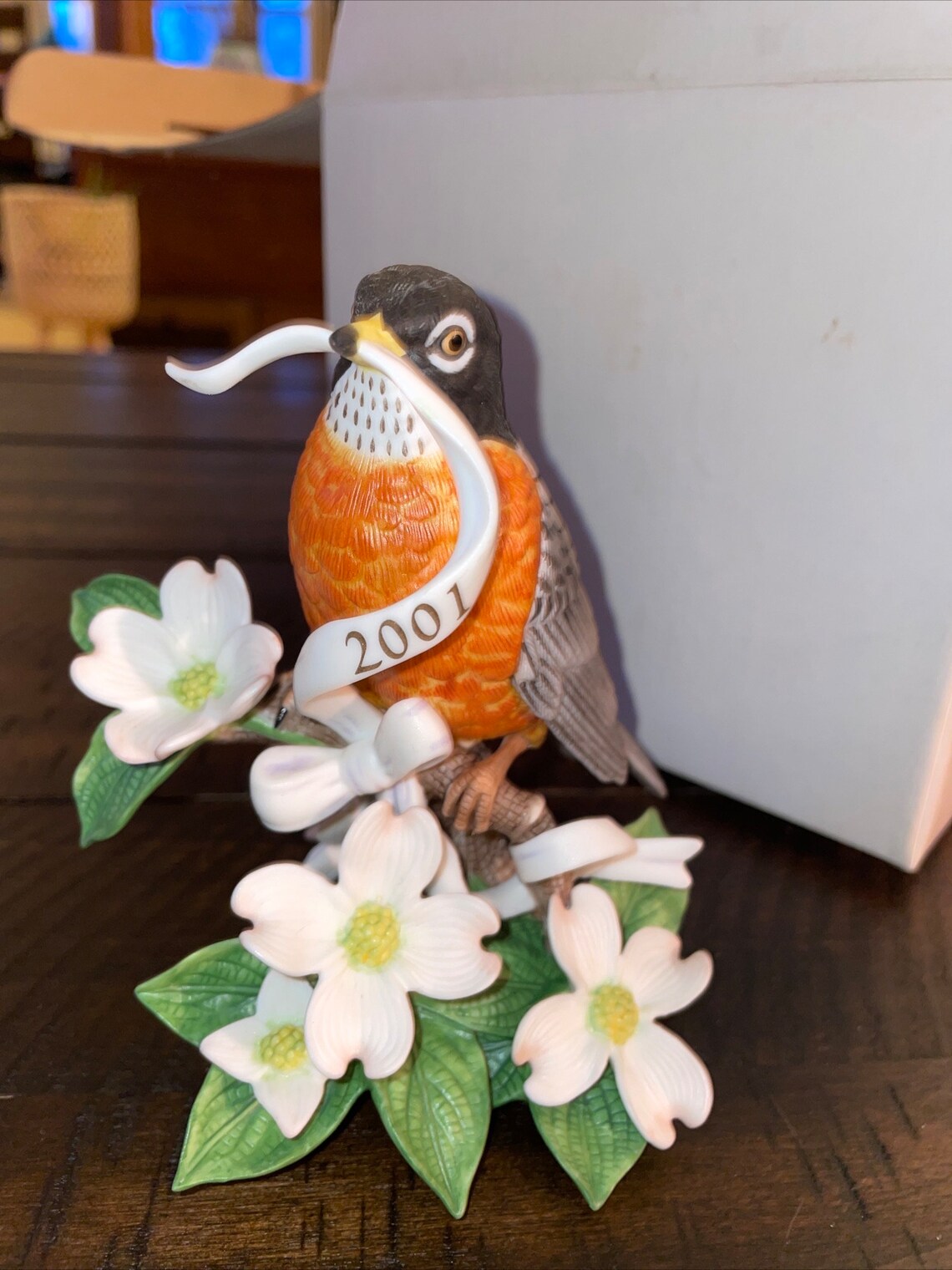 The Lenox 2001 Robin Limited Edition Bird Figurine Excellent Condition ...