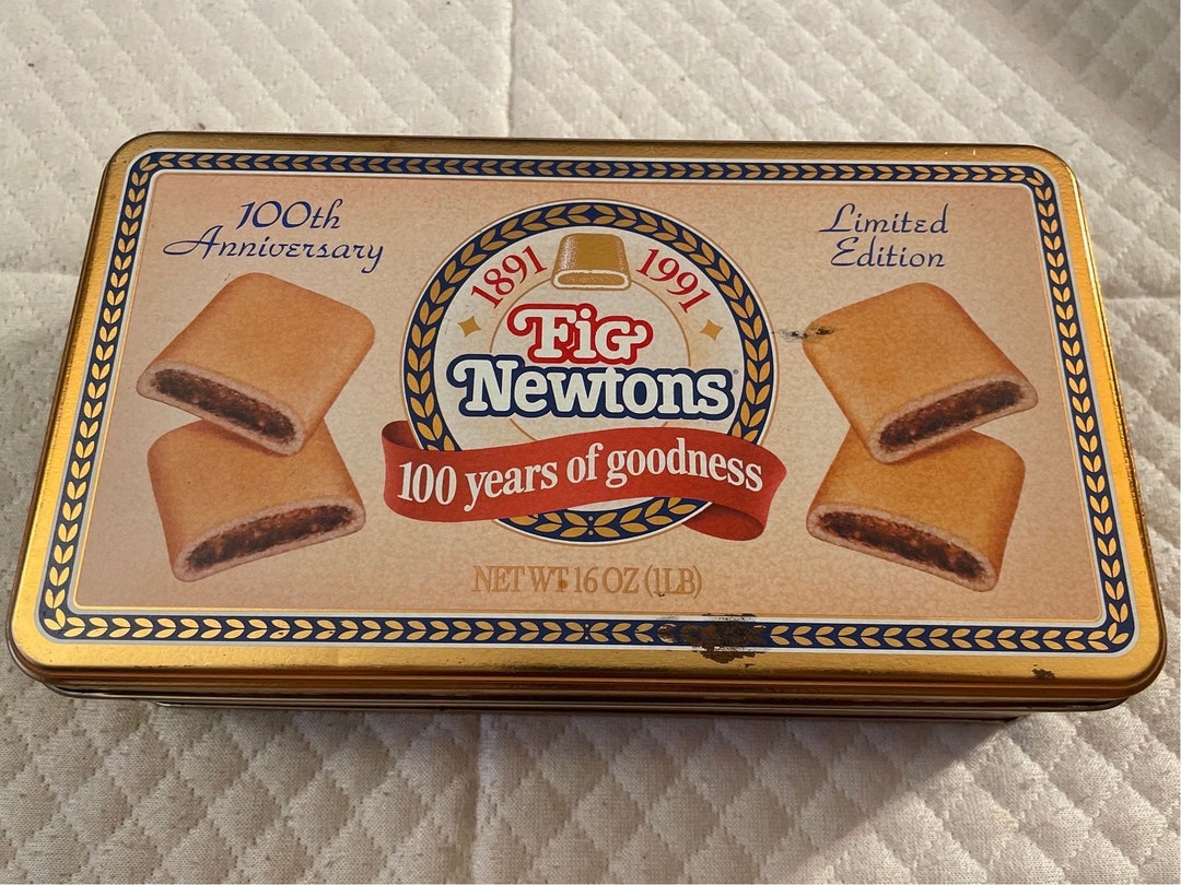 Vintage 1991 Fig Newtons Tin Box, 100th Anniversary Limited Edition ...