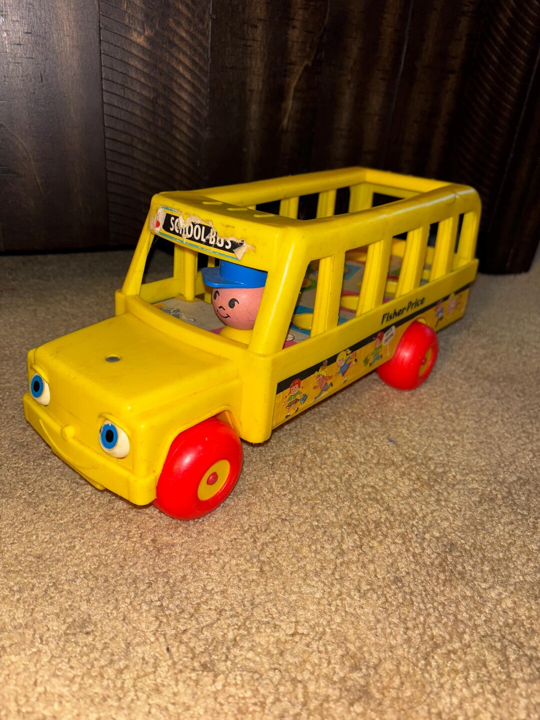 Fisher Price Vintage 1984 School Bus #192 Fair Condition. - Etsy