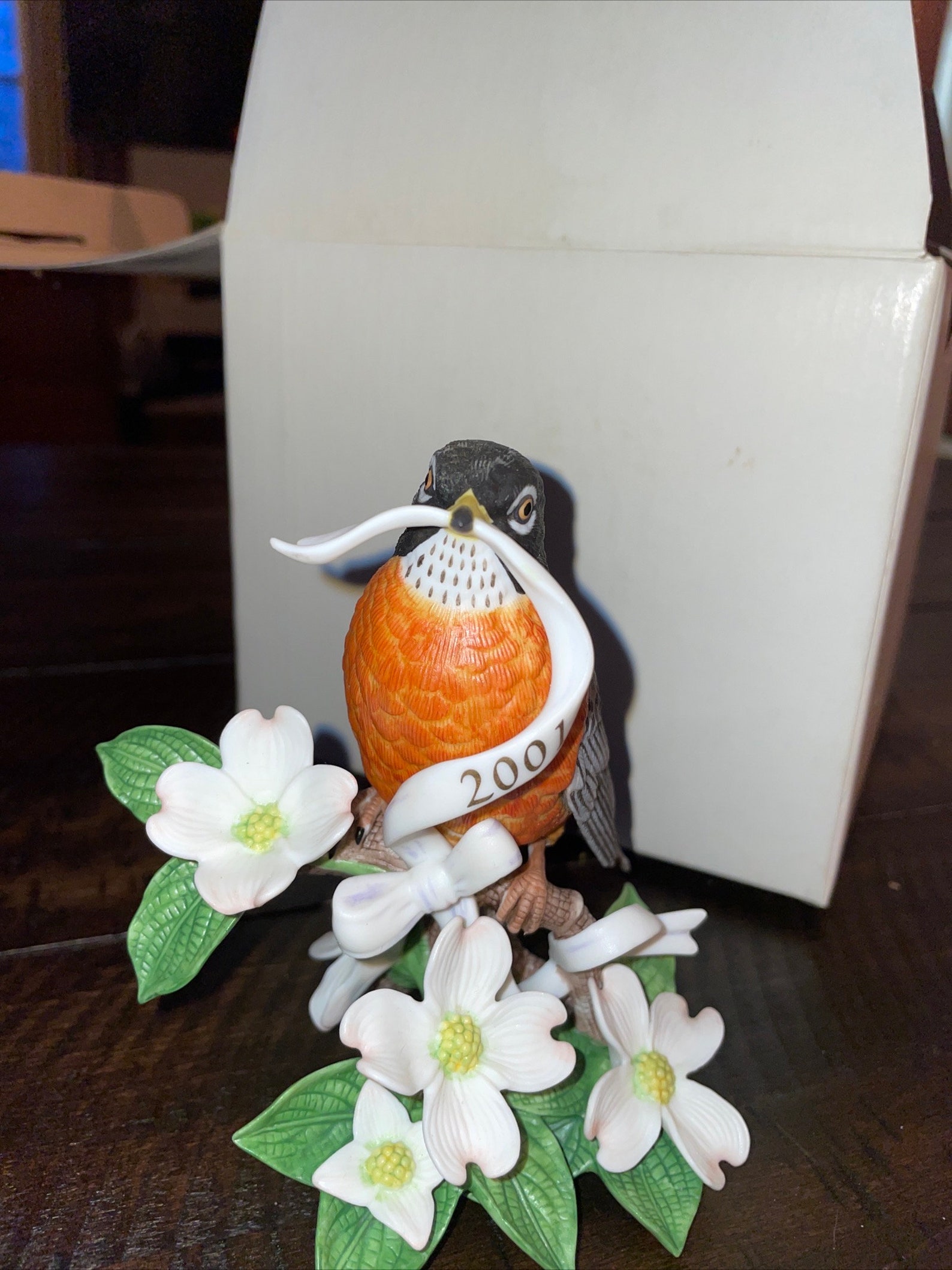 The Lenox 2001 Robin Limited Edition Bird Figurine Excellent Condition ...