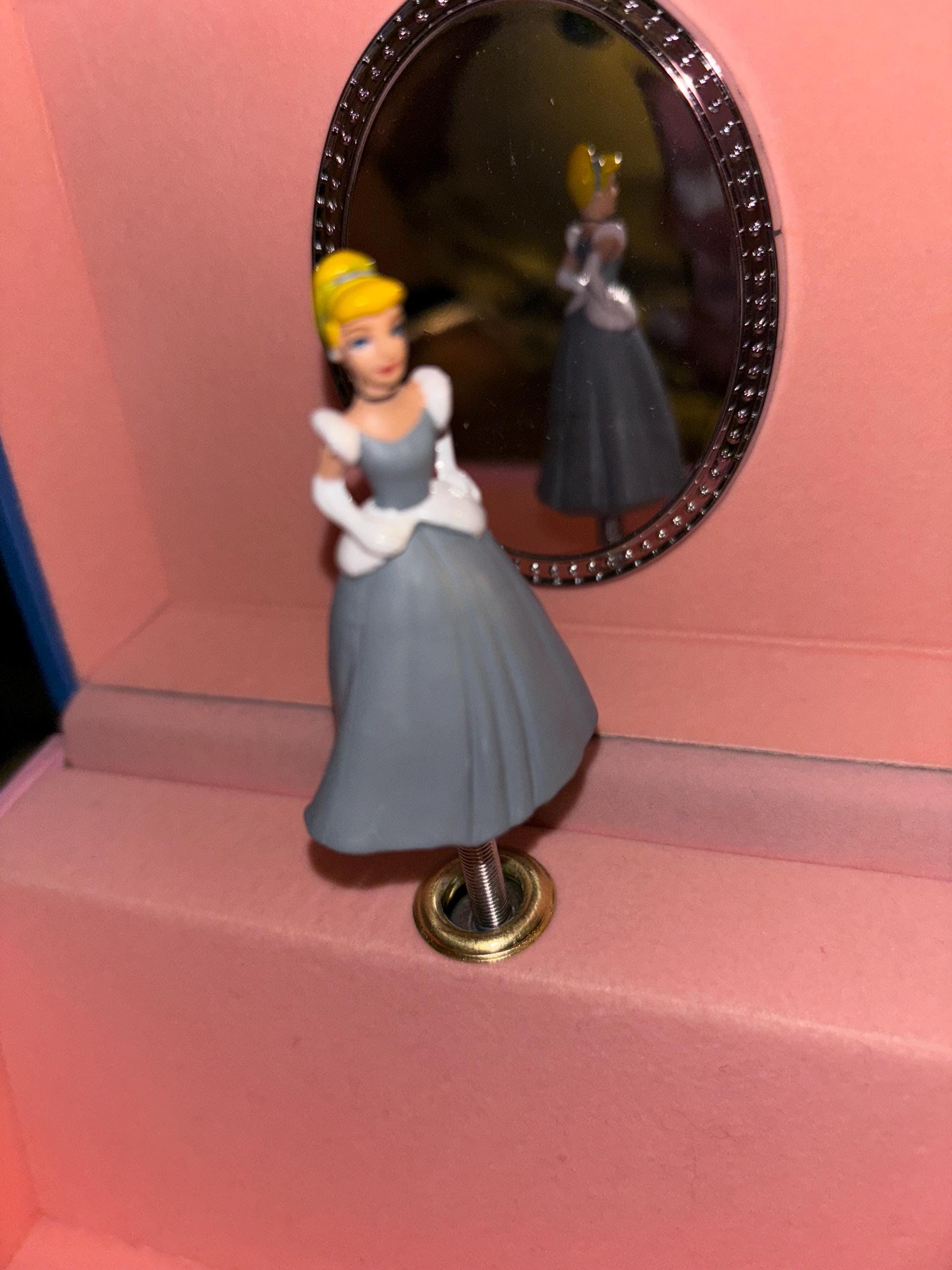 Vintage Disney Cinderella Jewelry Music Box Plays bibbidi Bobbidi Boo ...