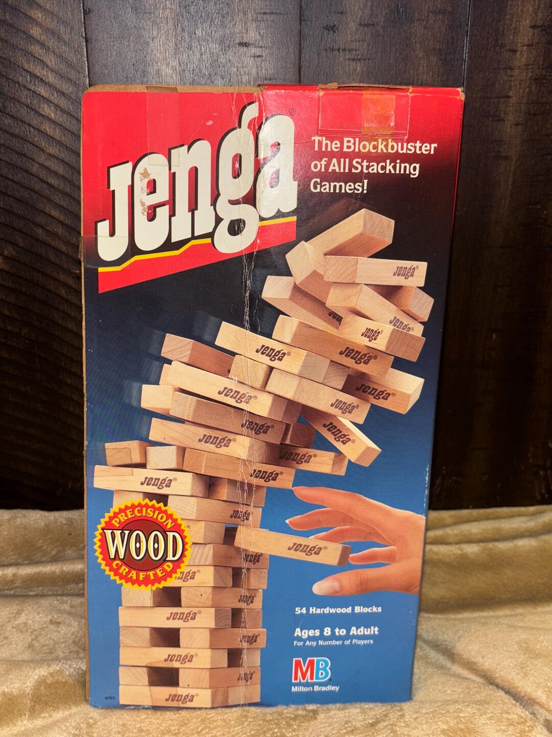 Vintage 1986 Jenga Original Milton Bradley Game Complete - Etsy