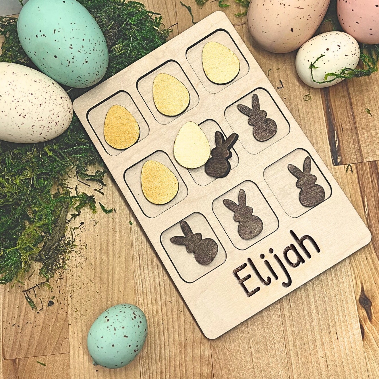 Easter Tic-tac-toe, Bunny VS. Golden Egg Tic-tac-toe, Easter Games ...